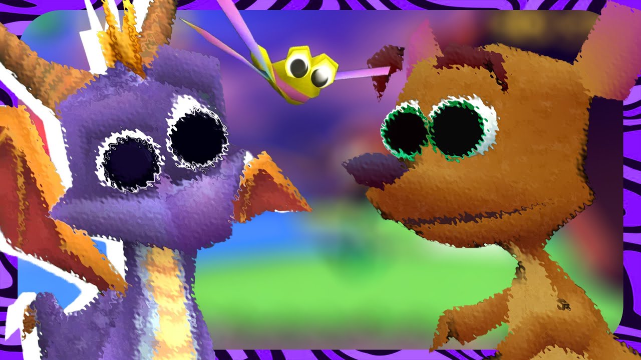 Anyway... Spyro 3 (prt 4) - Hunter Takes Shrooms - YouTube