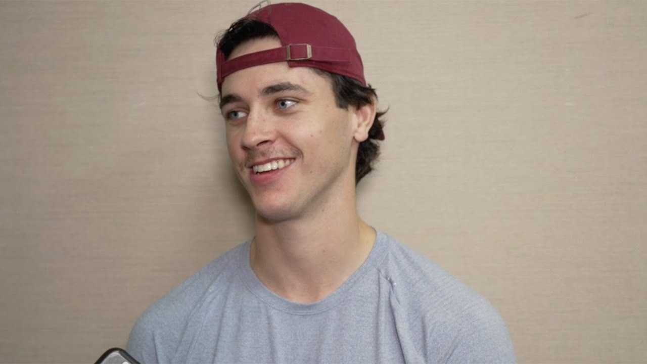 Derick Brassard and Shane Pinto Pregame Availability Nov 10, 2022 - YouTube