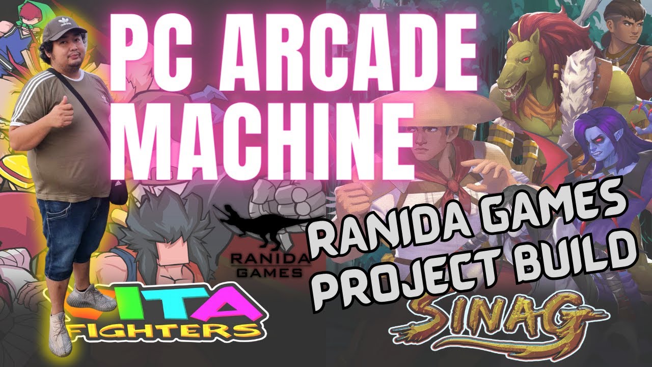 PC ARCADE MACHINE (RANIDA GAMES PROJECT BUILD) - YouTube