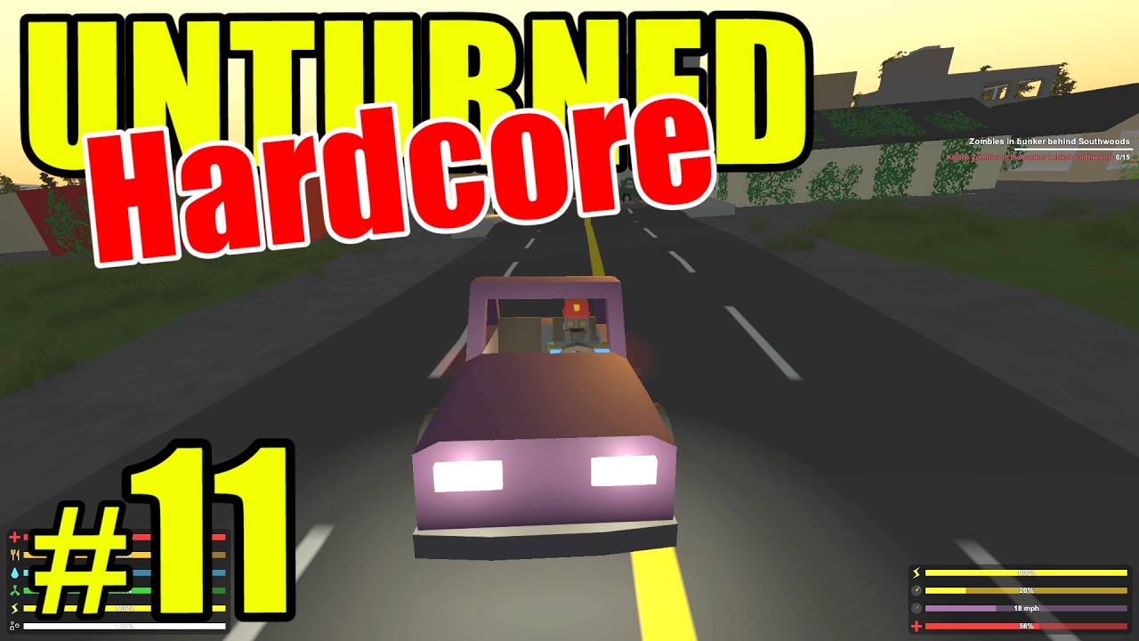 Unturned HARD Mode - E11 "Wild Night in the City!!" (Overgrown 3+ Map ...