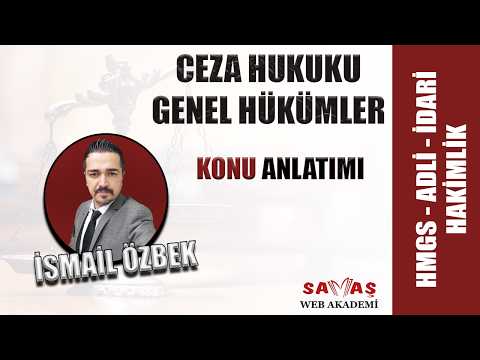 63- 2026 HMGS - HAKİMLİK - CMK - TANIMLAR - İSMAİL ÖZBEK