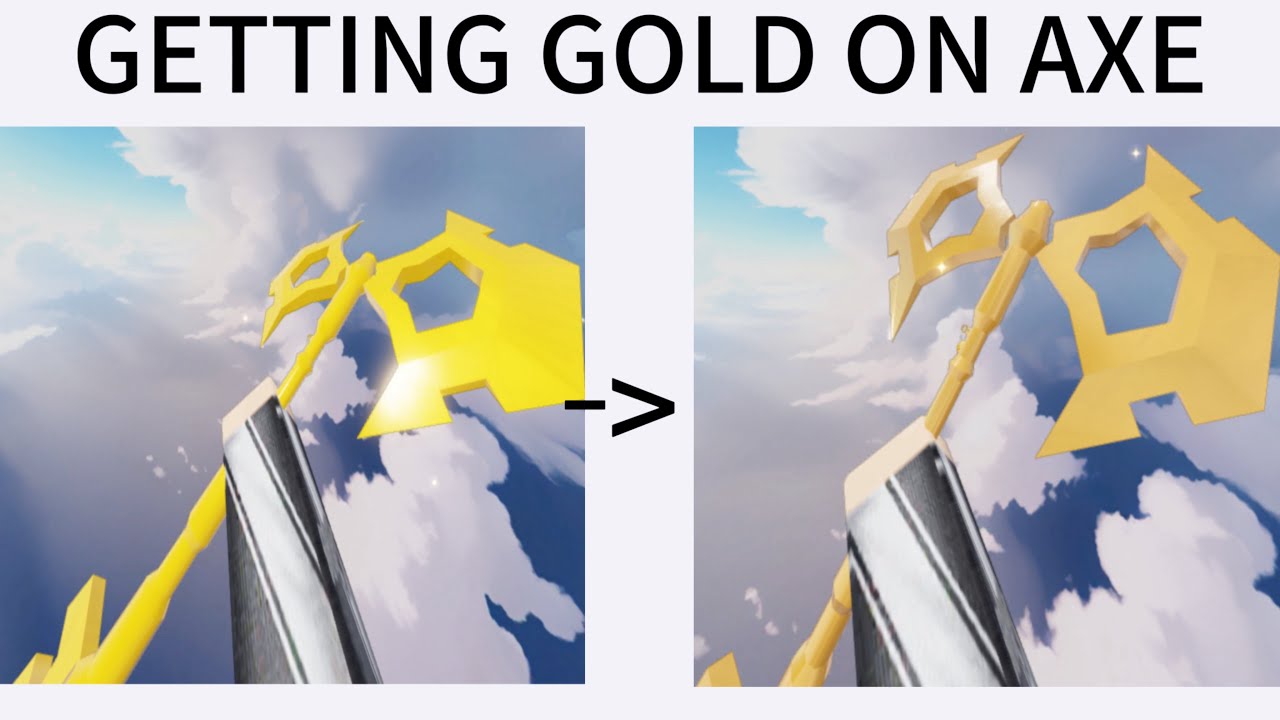Getting gold on my battle axe in Roblox rivals - YouTube