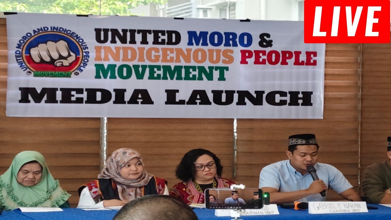PRESSCON LIVE UNITED MORO AND INDIGINOUS PEOPLE MOVEMENT MEDIA LAUNCH # ...