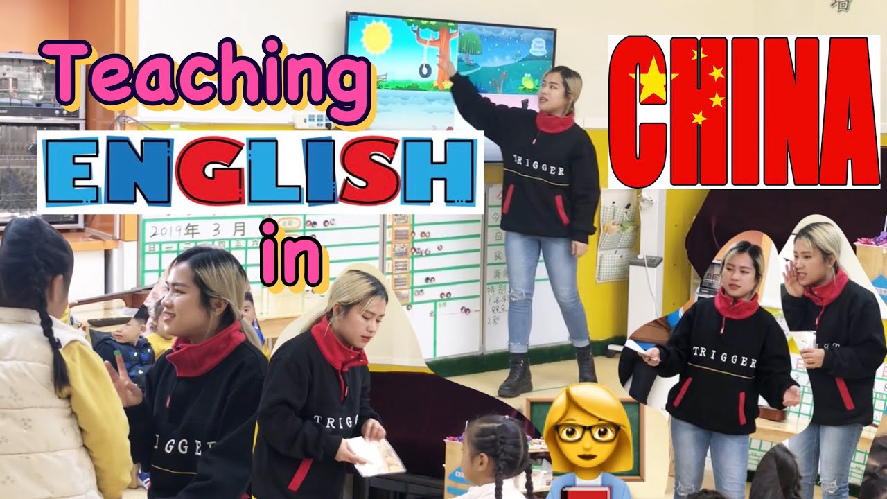Teaching ENGLISH in CHINA (20 kids | 3 - 4 Years old) - YouTube