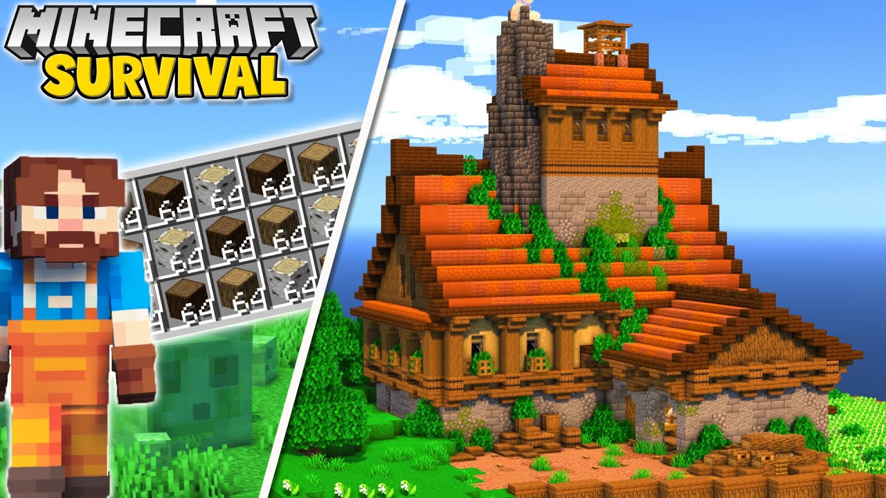 I Built An AUTOMATIC TREE FARM In Minecraft 1.20 Survival - YouTube