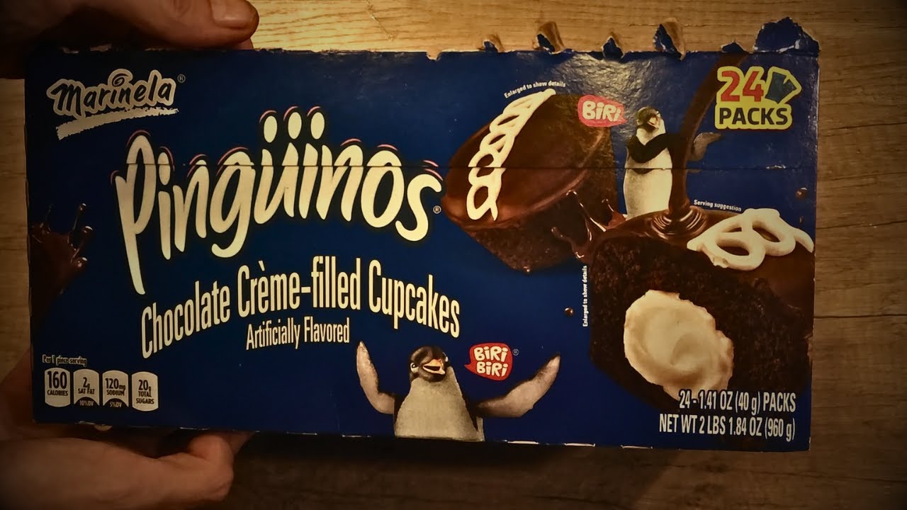 Marinela Pingüinos Chocolate Crème Filled Cupcakes | 3 Pack | 24 Count ...