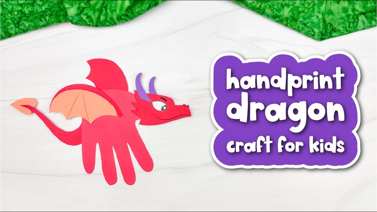 Dragon Handprint Craft For Kids - YouTube