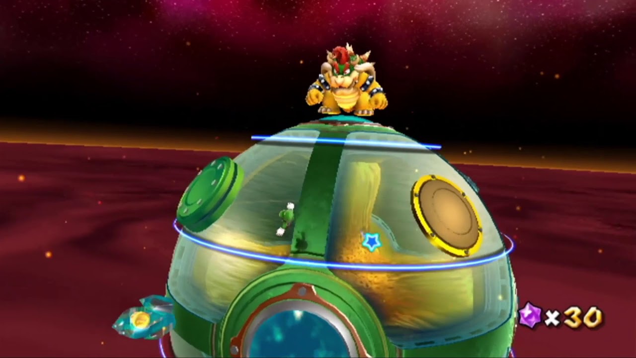 Super Luigi Galaxy - Bowser's Star Reactor, Part 9 - YouTube