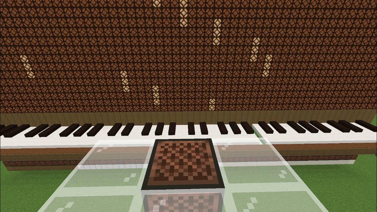 Für Elise 1st Movement on Minecraft Note Block Player Piano (no ...