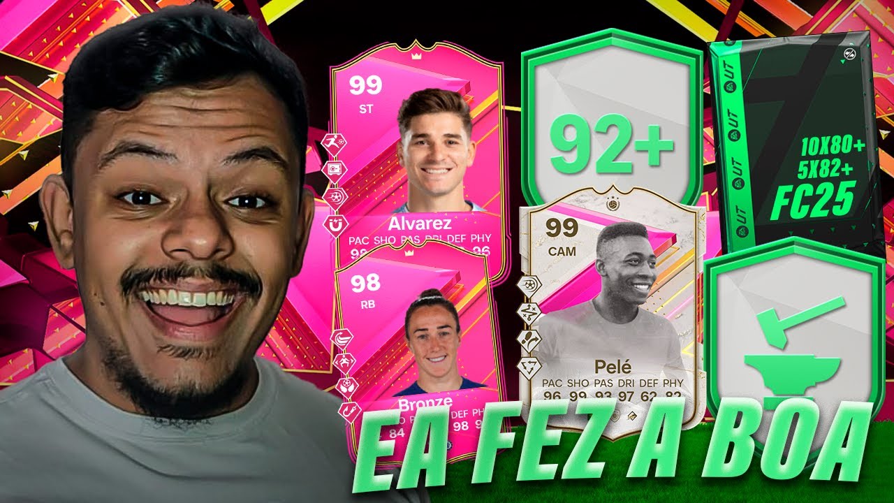 FC 24 l 🔥 DME PELÉ 99 E ÁLVAREZ 99 FUTTIES & PACKS PRO EA FC 25 l ...
