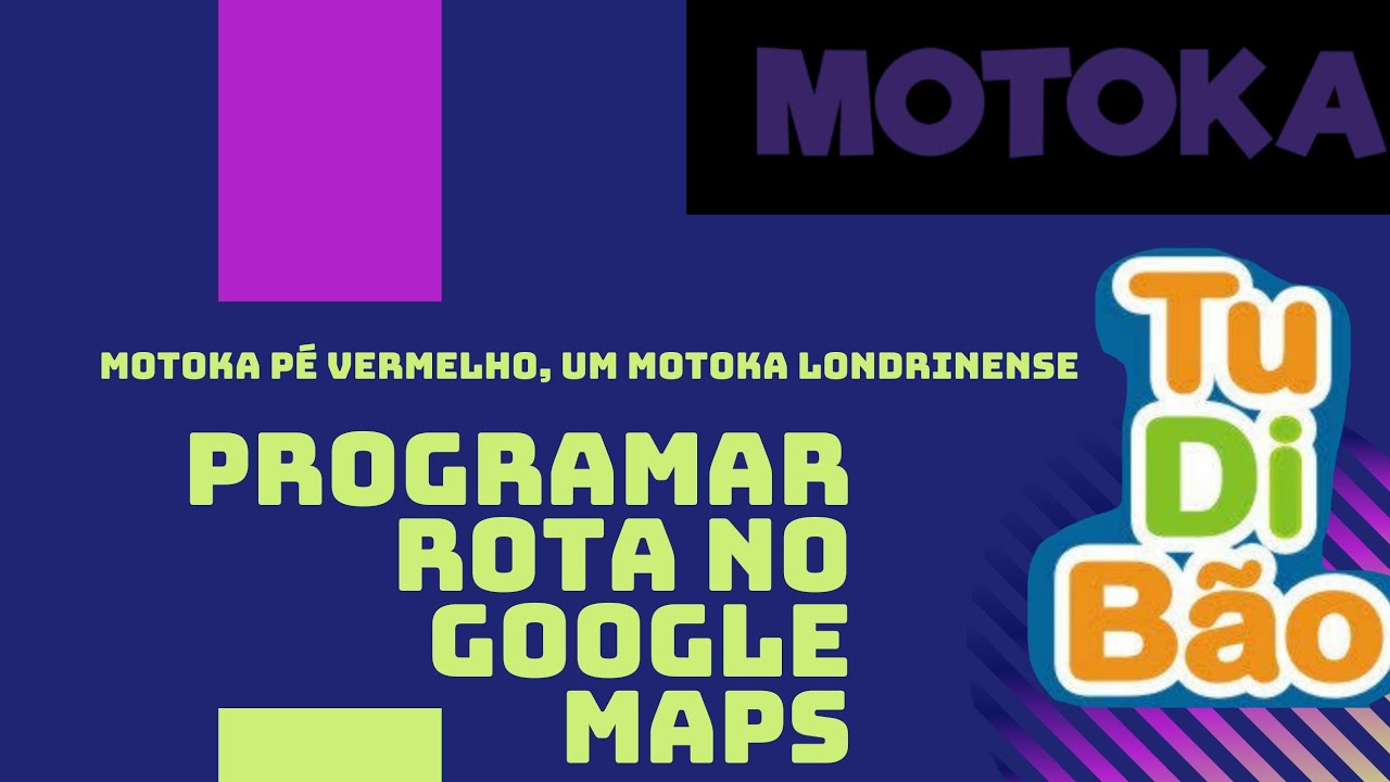 Como programar uma rota no Google maps - YouTube