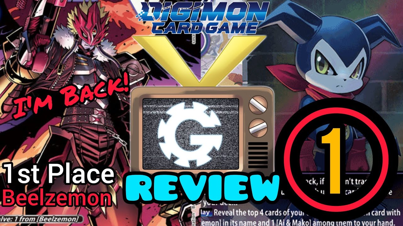 Digimon TCG Meta 1st Place Beelzemon X Deck Profile Review / 2023 ...