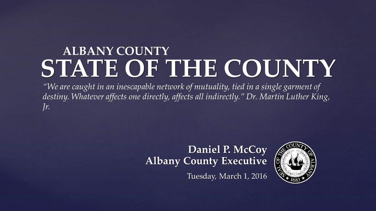 2016 State of the County Address - YouTube