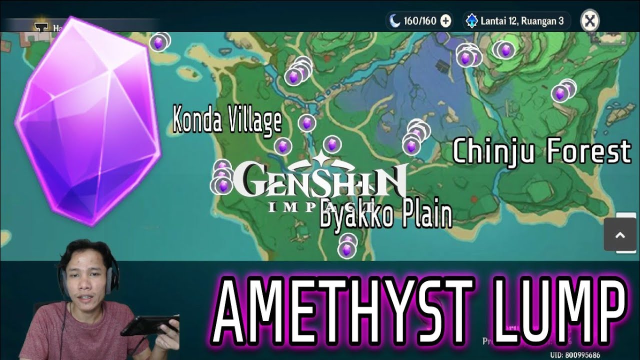 Lokasi Amethyst Lump | genshin impact indonesia - YouTube
