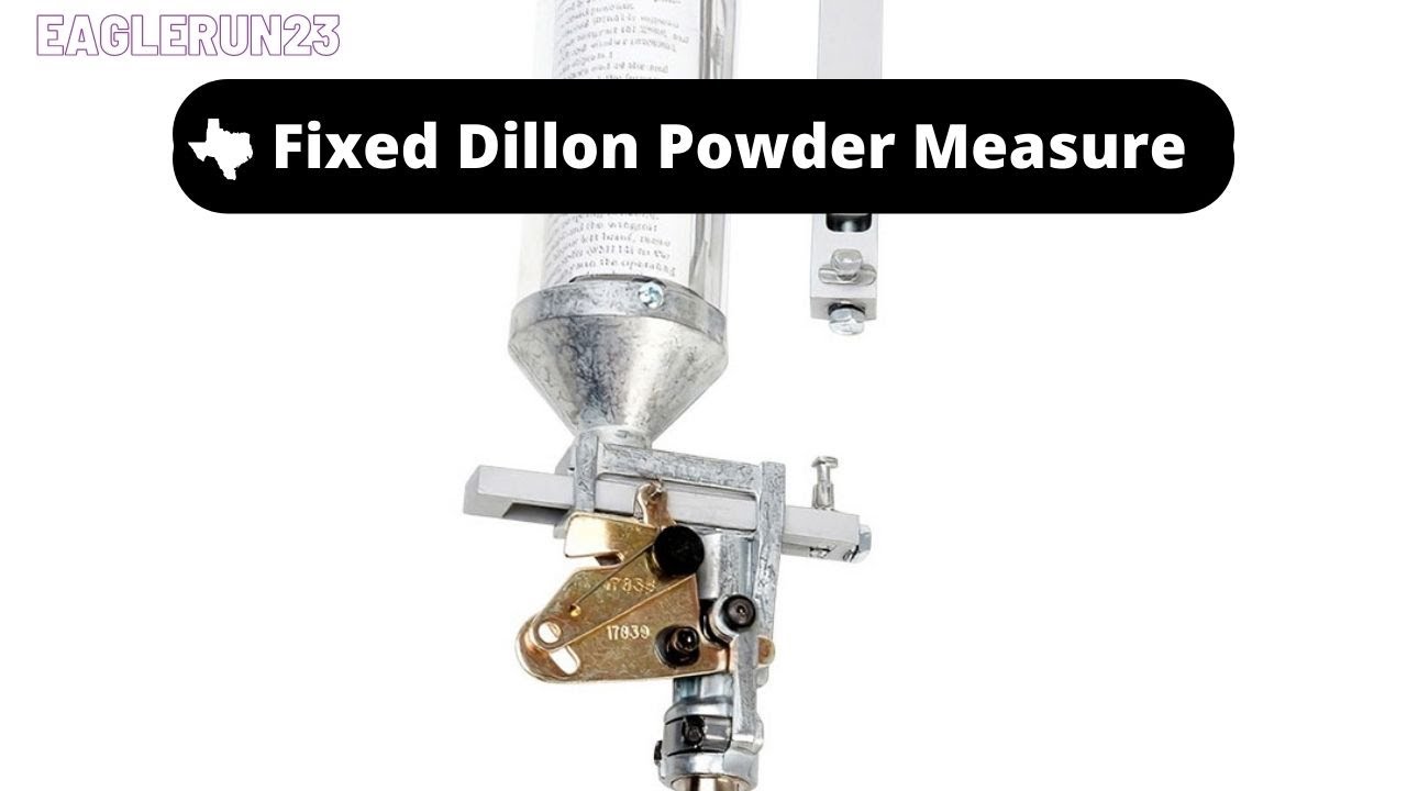 Dillon Powder Measure FIXED - YouTube