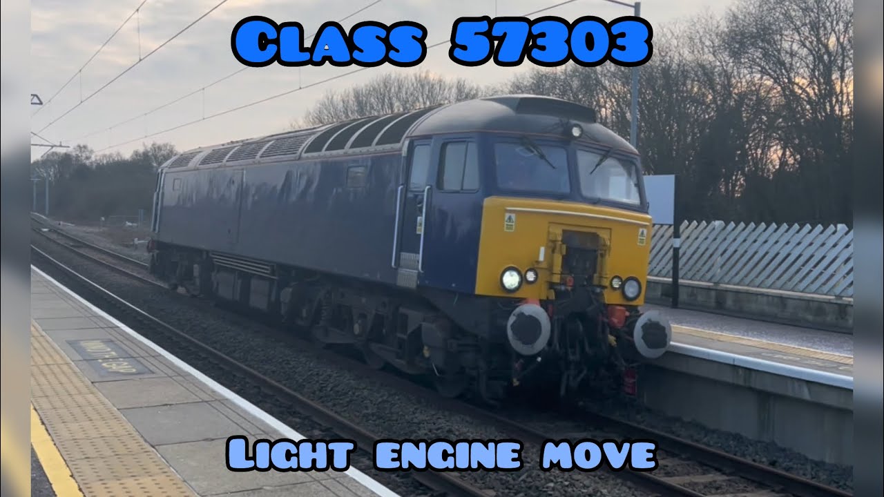 GBRf 57303 passing Kettering with a 2 tone! | 14/02/2025 - YouTube