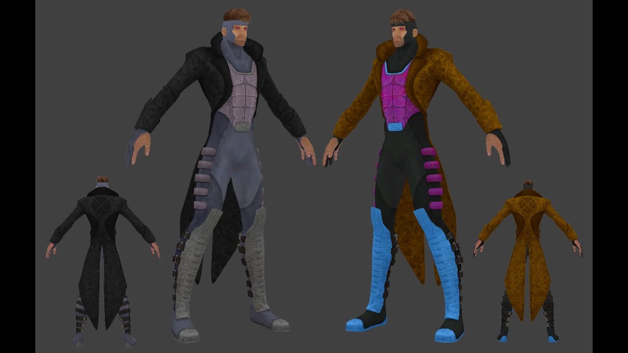 X-Men Gambit Twisted Fate - Custom Skin Spotlight (By BFJohnson) - YouTube