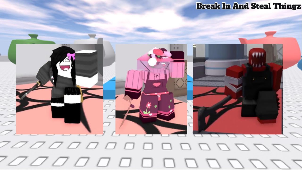 Winning as the 3 new trapper skins in Break In And Steal Thingz - YouTube