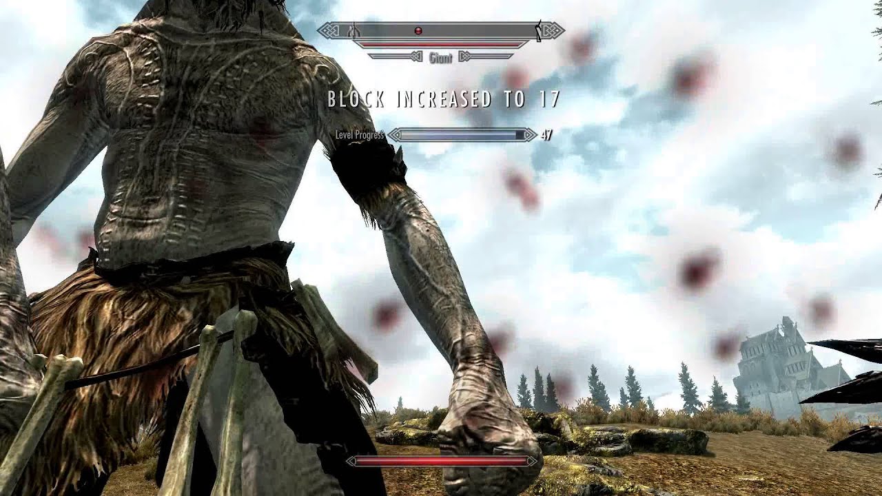 Skyrim: Level 100 Block, Heavy and Light Armor - YouTube