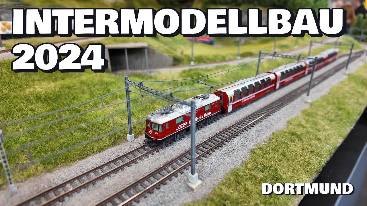 INTERMODELLBAU 2024 Messe Dortmund Best of Modelleisenbahn modelltrains - YouTube