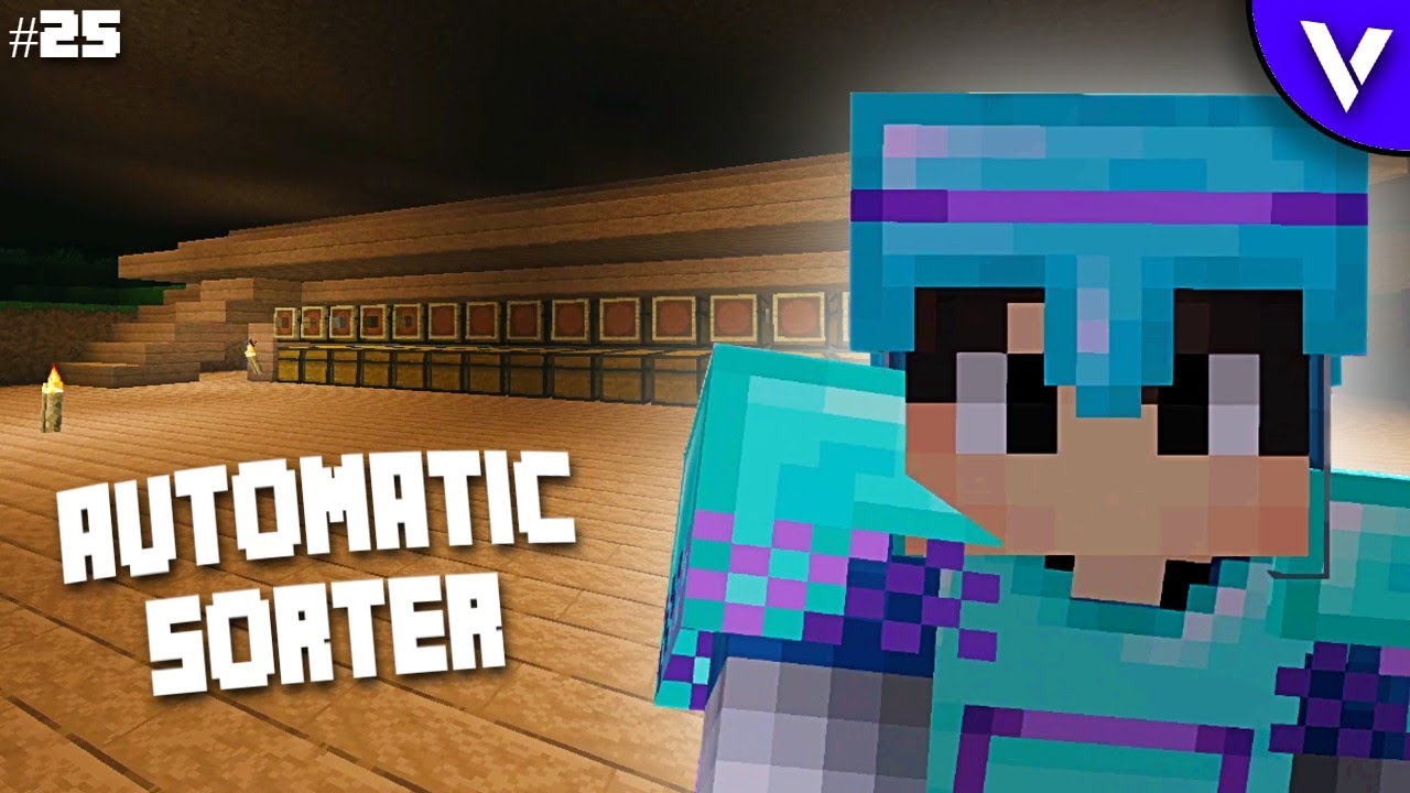 Extremecraft Survival | Episode #25 | Our Auto Chest Sorter & base ...