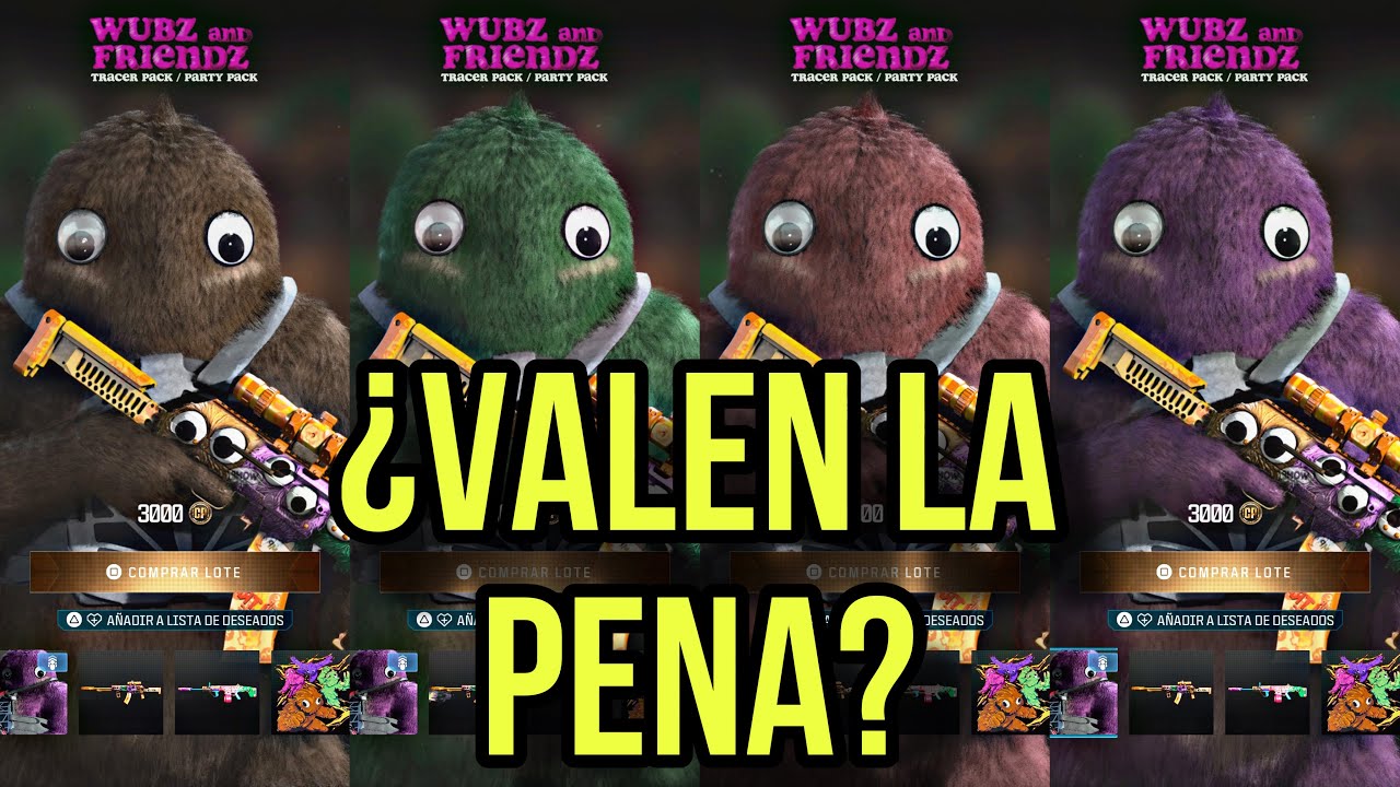¿Valen la Pena las Skins Wubs and Friends en Warzone 3? 😱 Análisis ...