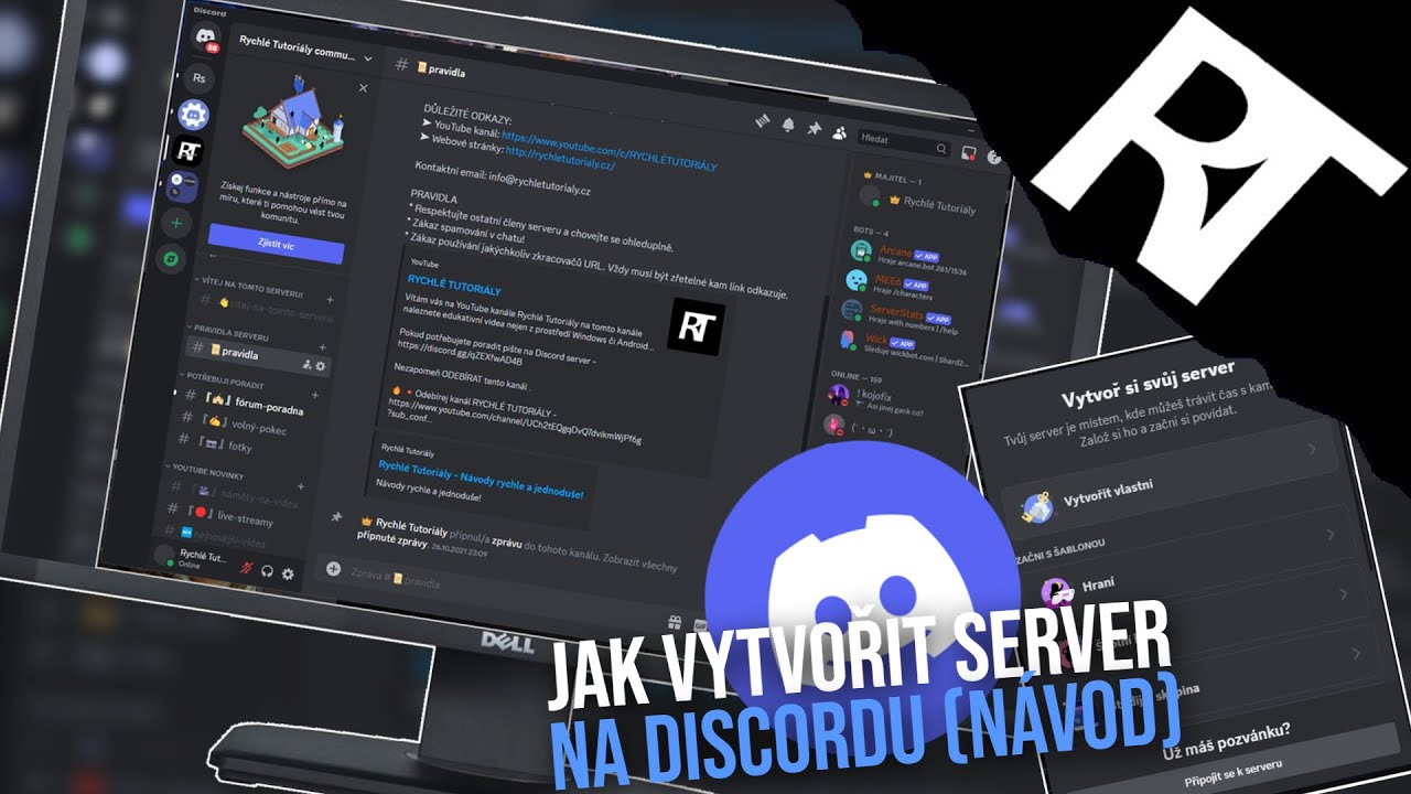 Jak vytvořit Discord server - Jak udělat Discord server - Jak nastavit ...