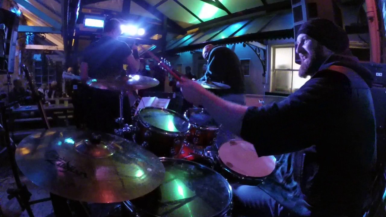 Jason Price drummer of We are The Lost Boys @ The Brit Bar Weston-super ...