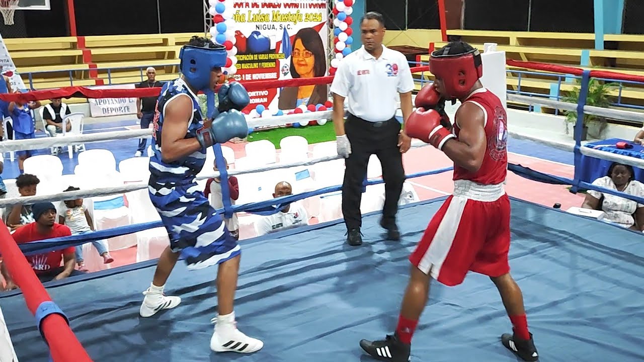 57kg José Julián Fermín (Rojo) 🆚 Angel Rodríguez (Azul) Copa Nigua 2024 ...