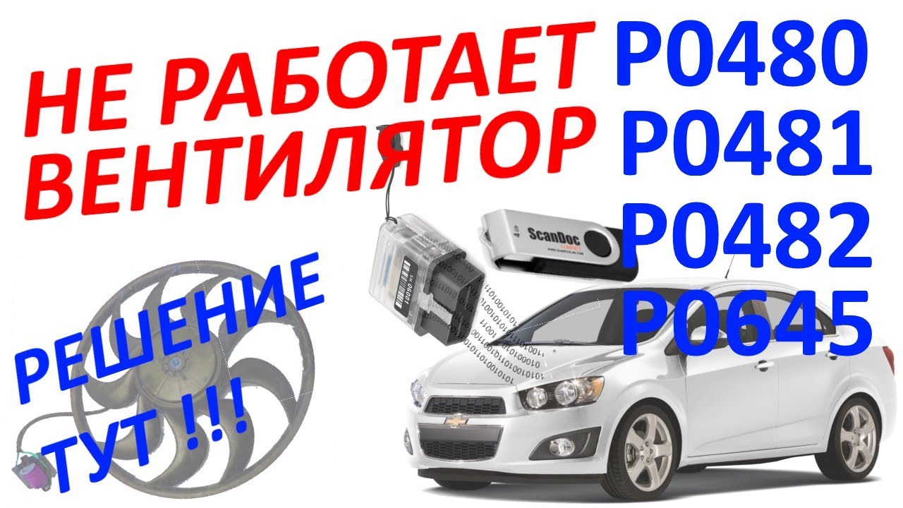 Диагностика P0480, P0481 или P0482 - решение. №33 - YouTube