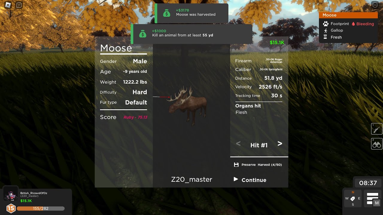 Roblox Hunting Season [BETA] Gameplay - Reached LV 30 - YouTube