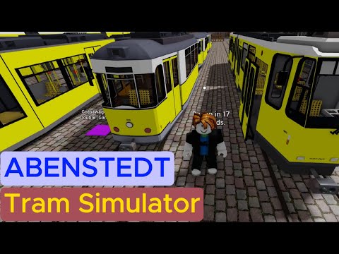 Driving with TRAM | Tram Simulator Abenstedt ROBLOX Gameplay