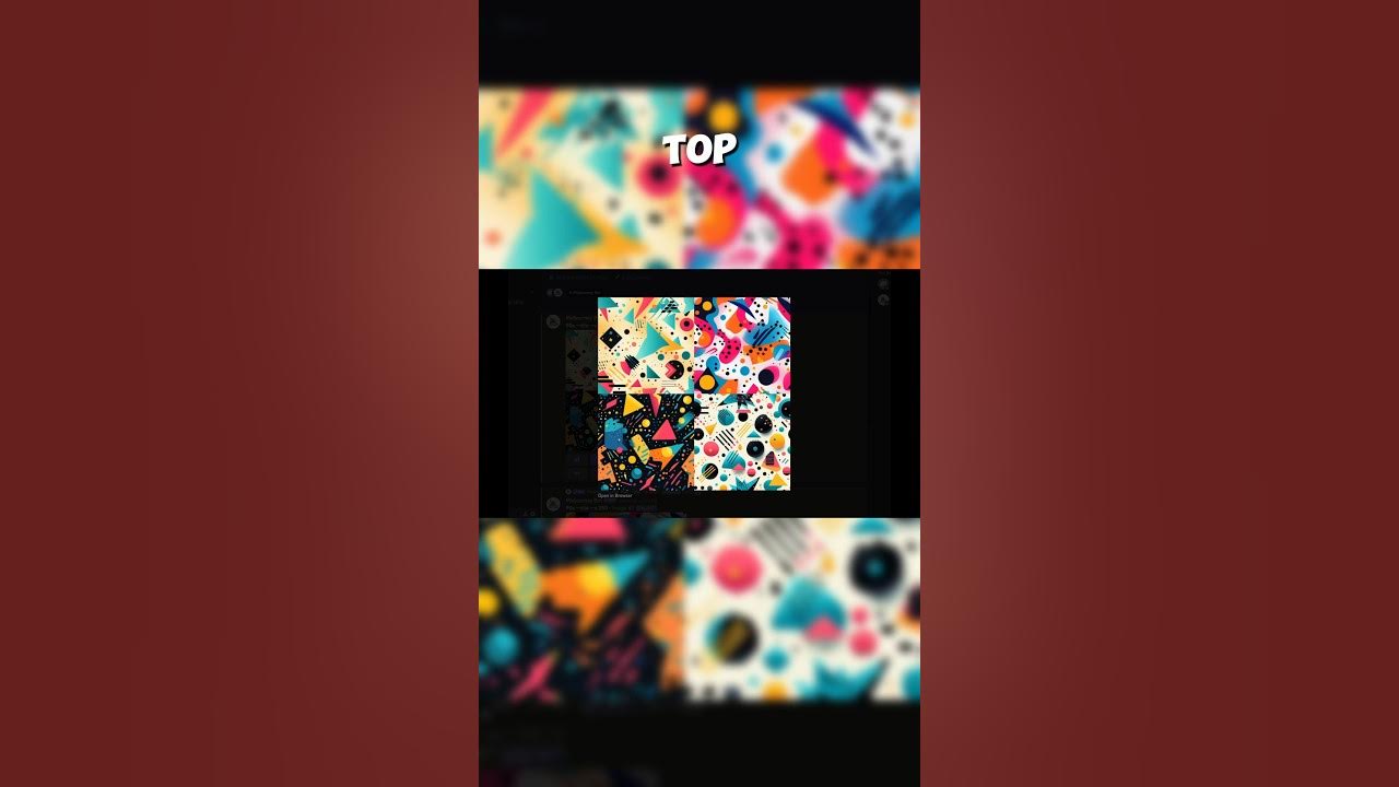 Midjourney How to Use Tile Parameter - YouTube