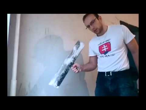 Ako sa robí filcovaná omietka - YouTube