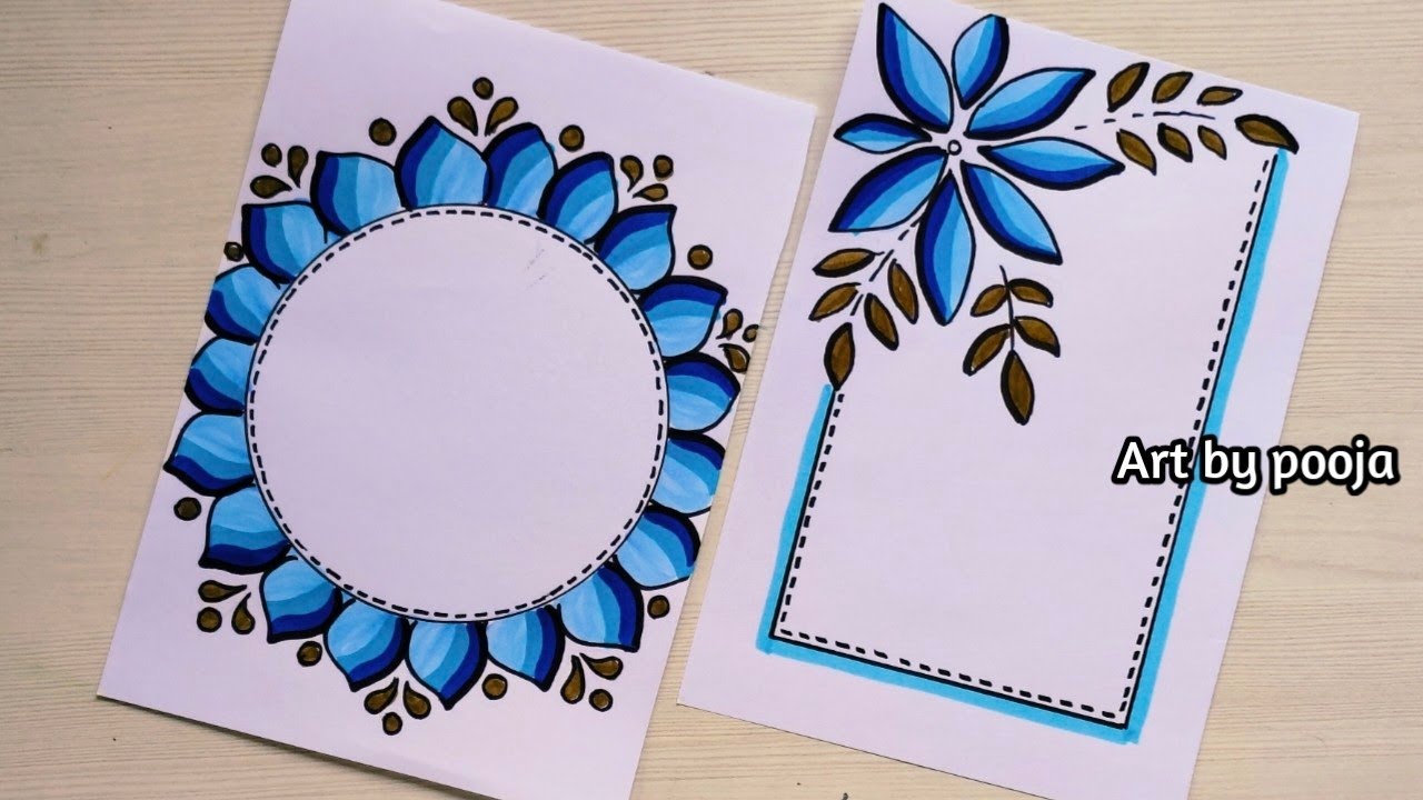 Circle 🔵 Border Designs/Assignment Front Page Design/Project Work ...
