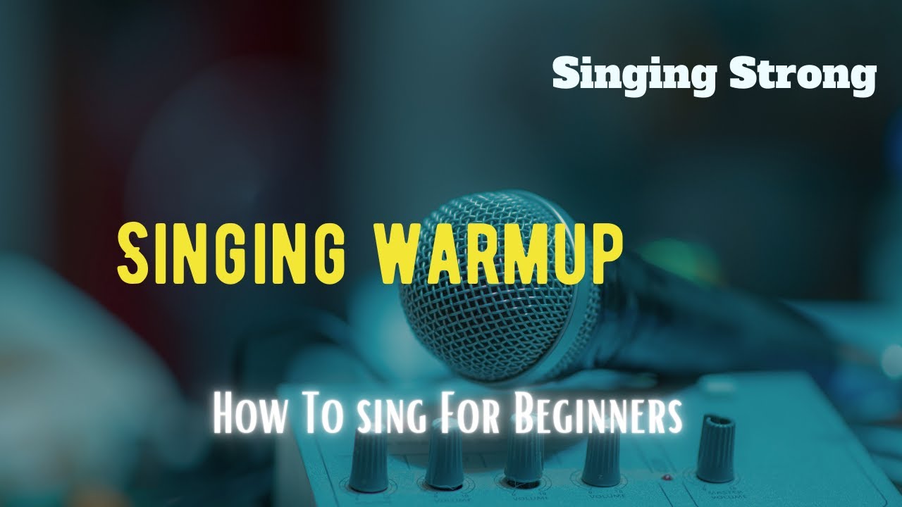 Fun singing warm up - sliding up and down vocal register. - YouTube