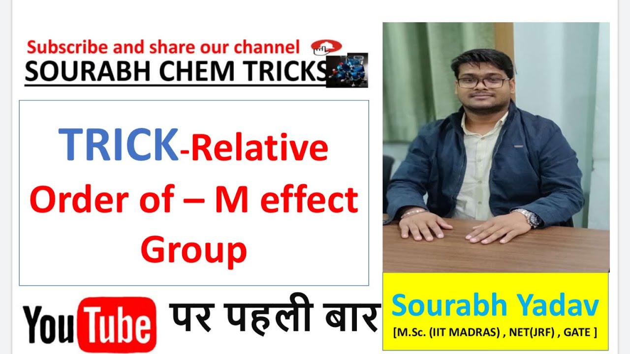 TRICK-5 Relative Order of -M Effect Group - YouTube