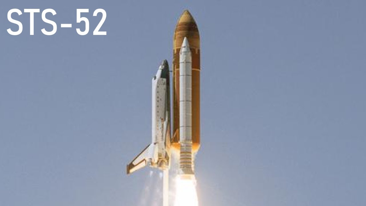 STS-52 | Space Shuttle Columbia Launches from Complex 39B - YouTube
