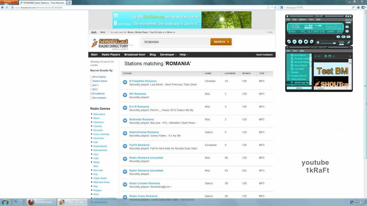 Radio Online - Shoutcast.com (HD) - YouTube
