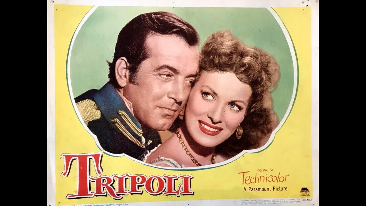 Tripoli 1950 John Payne Maureen O'Hara Howard Da Silva Marines Pirate Adventure Film Romance ...