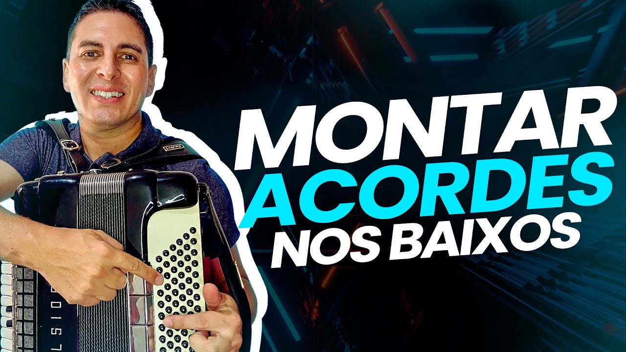Como montar os ACORDES nos Baixos do Acordeon | Aula de Acordeon - YouTube