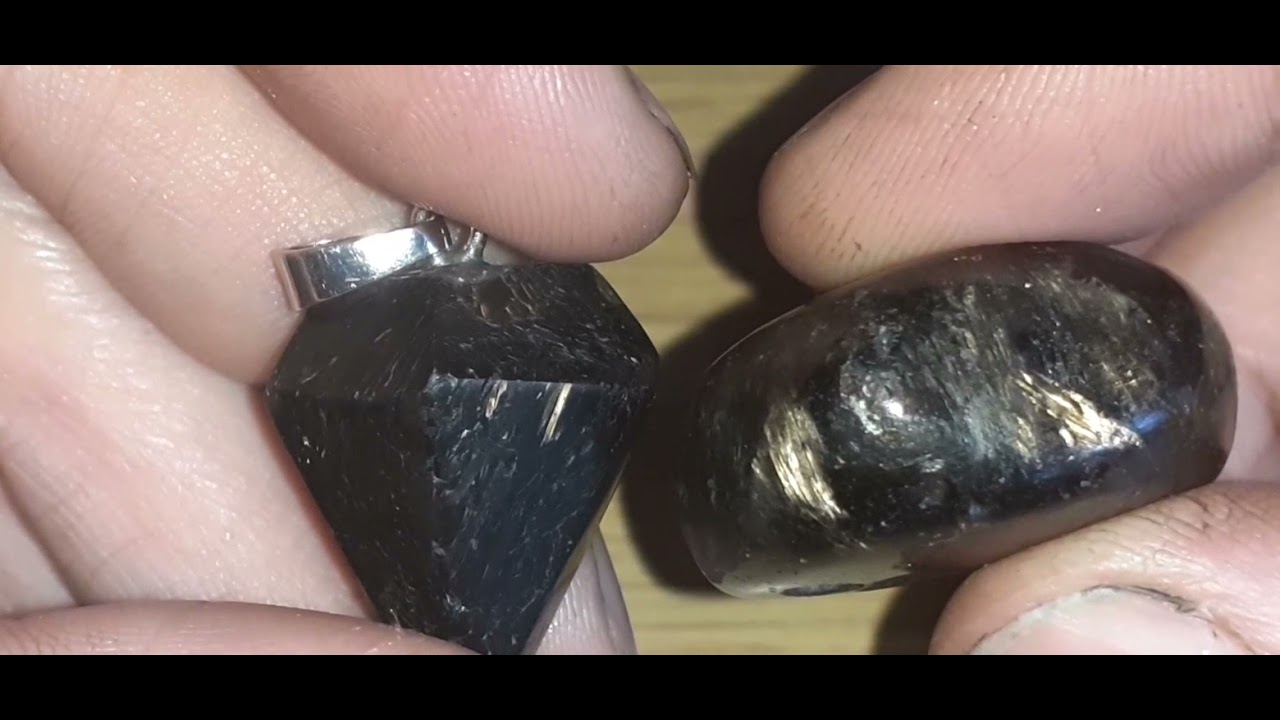 up close look at the nuummite and how to tell if you have a true piece ...