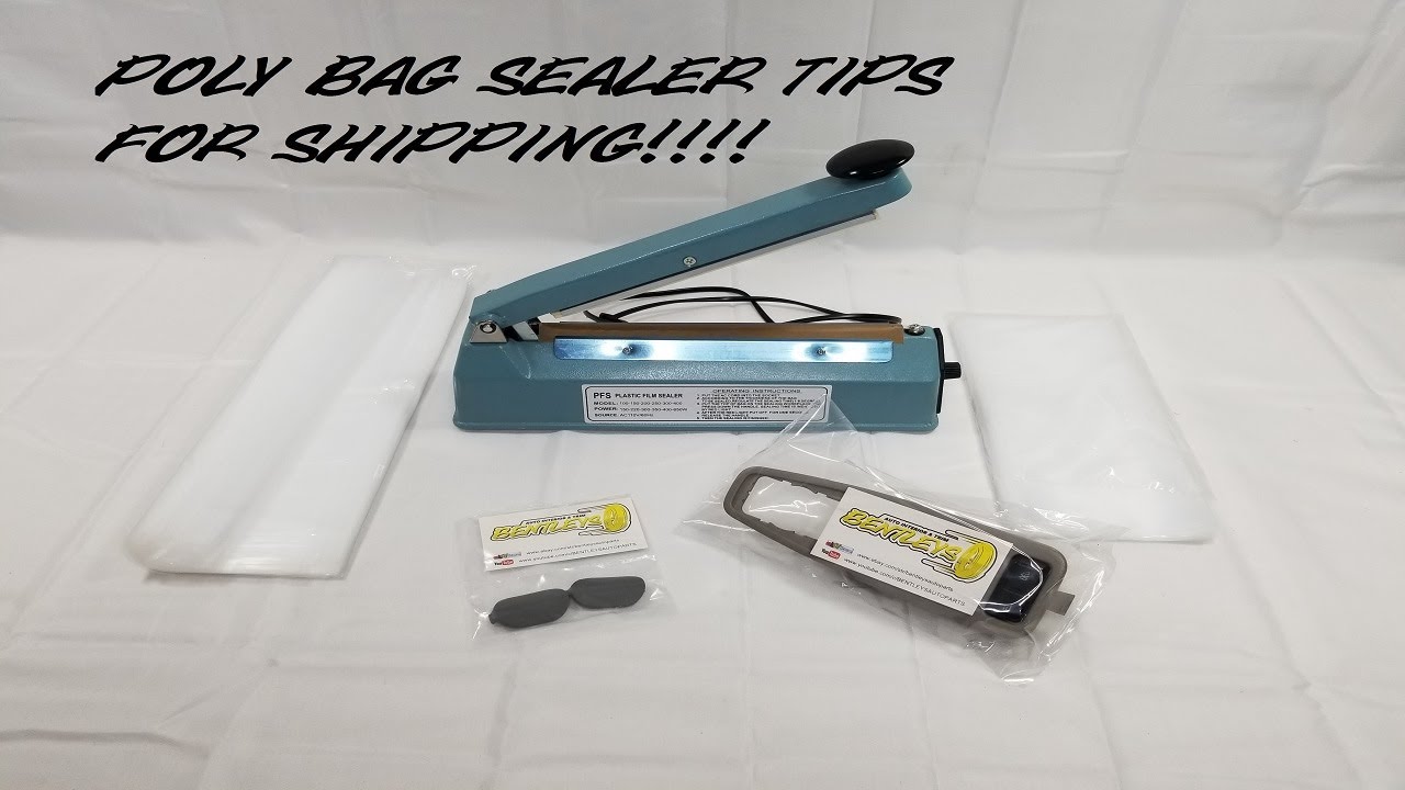 PLASTIC POLY BAG IMPULSE HEAT SEALER FOR SHIPPING & PACKAGING * TIPS ...
