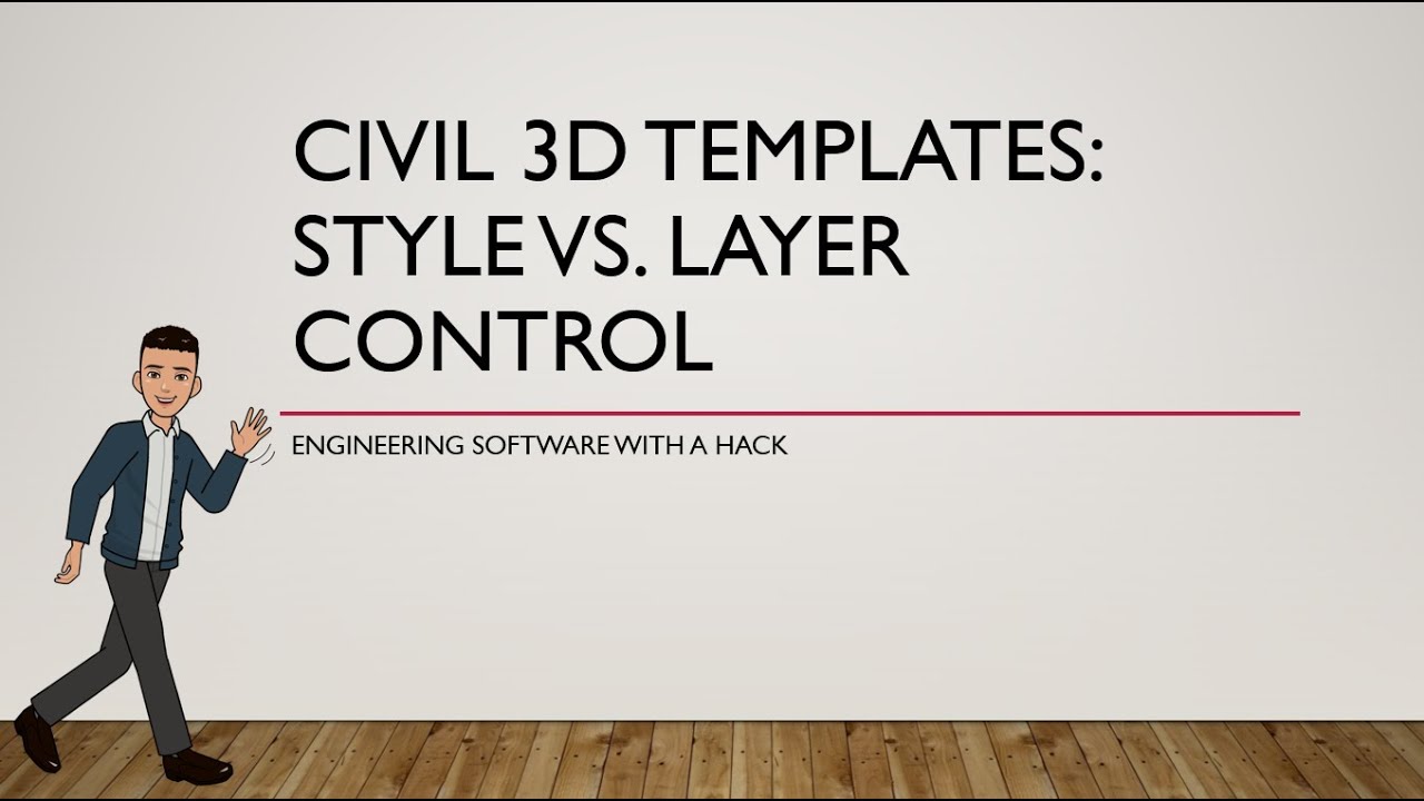 Civil 3D Templates: Style vs. Layer Control - YouTube