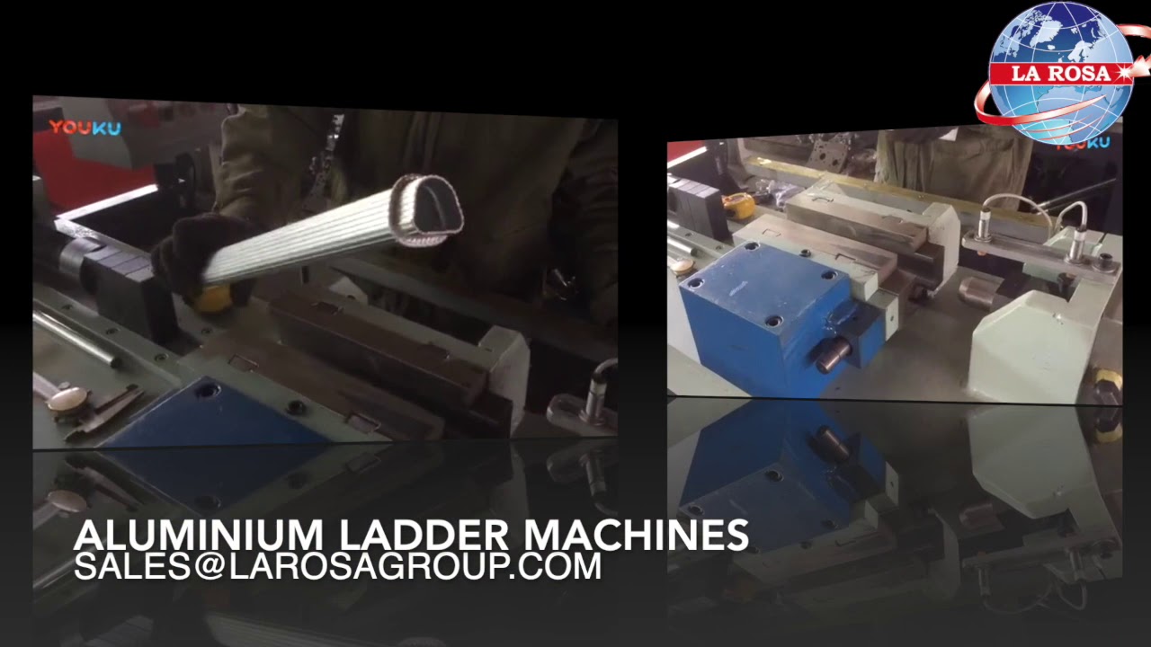 ALUMINIUM LADDER MAKING MACHINES - YouTube