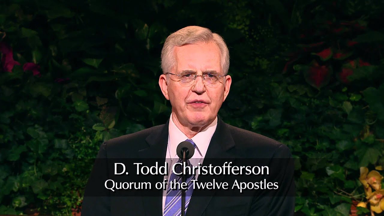 Elder D. Todd Christofferson - YouTube