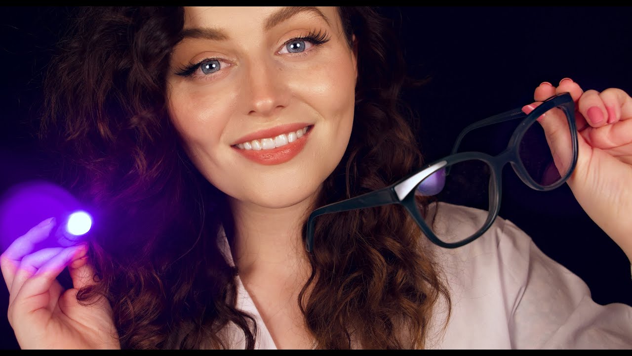 ASMR DOCTOR Eye Examination and Glasses Consultation 👓 - YouTube