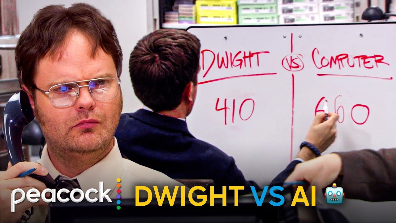 The Office | Is Dwight a Better Paper Salesman Than a Computer? - YouTube