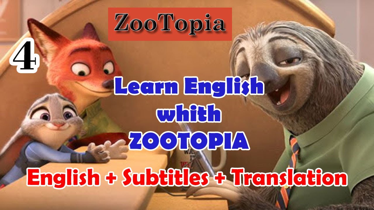 Learn English with zootopia - YouTube