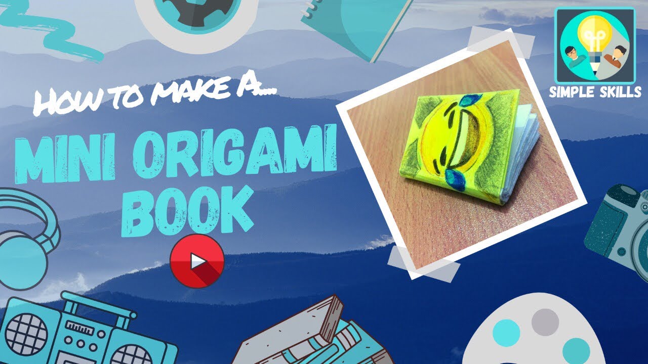 How To Make a Mini Origami Book - YouTube